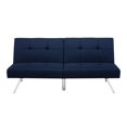 DHP Layton Linen Futon, Navy - Walmart.com