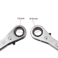 Uxcell Reversible Ratcheting Wrench, 1/2-inch x 9/16-inch Double Box ...