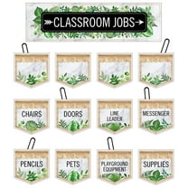 Schoolgirl Style Simply Boho Classroom Jobs Mini Bulletin Board Set ...