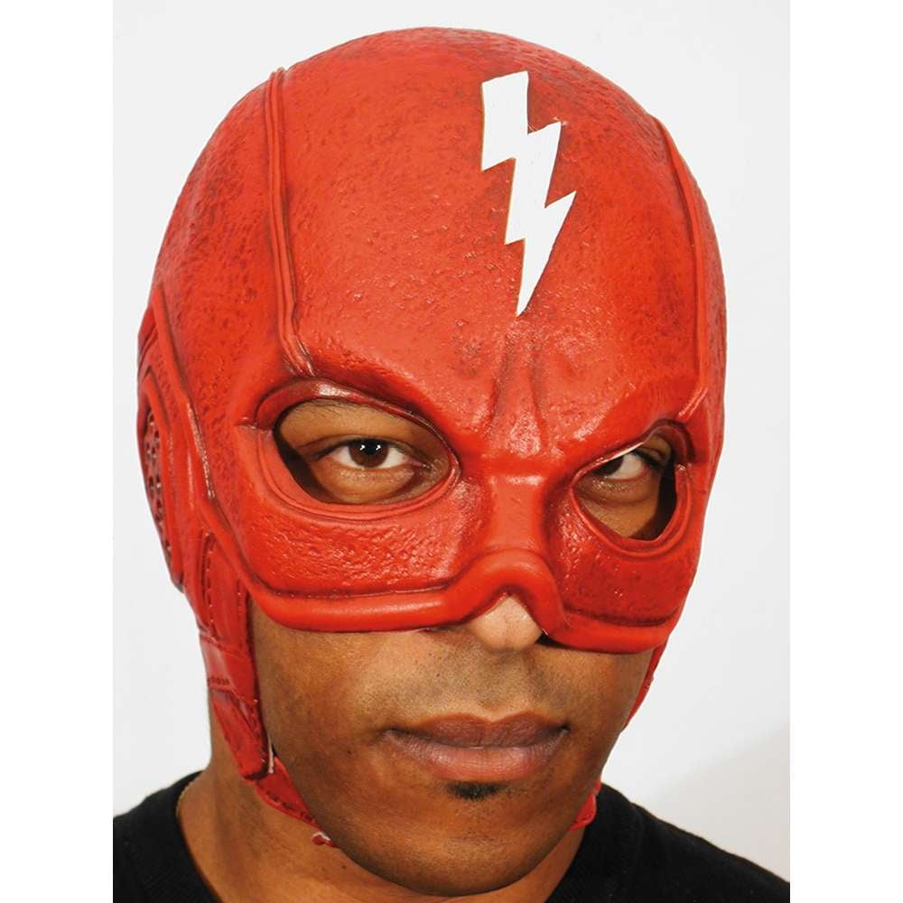 Red Thunderbolt Superhero Mask Headpiece - Walmart.com