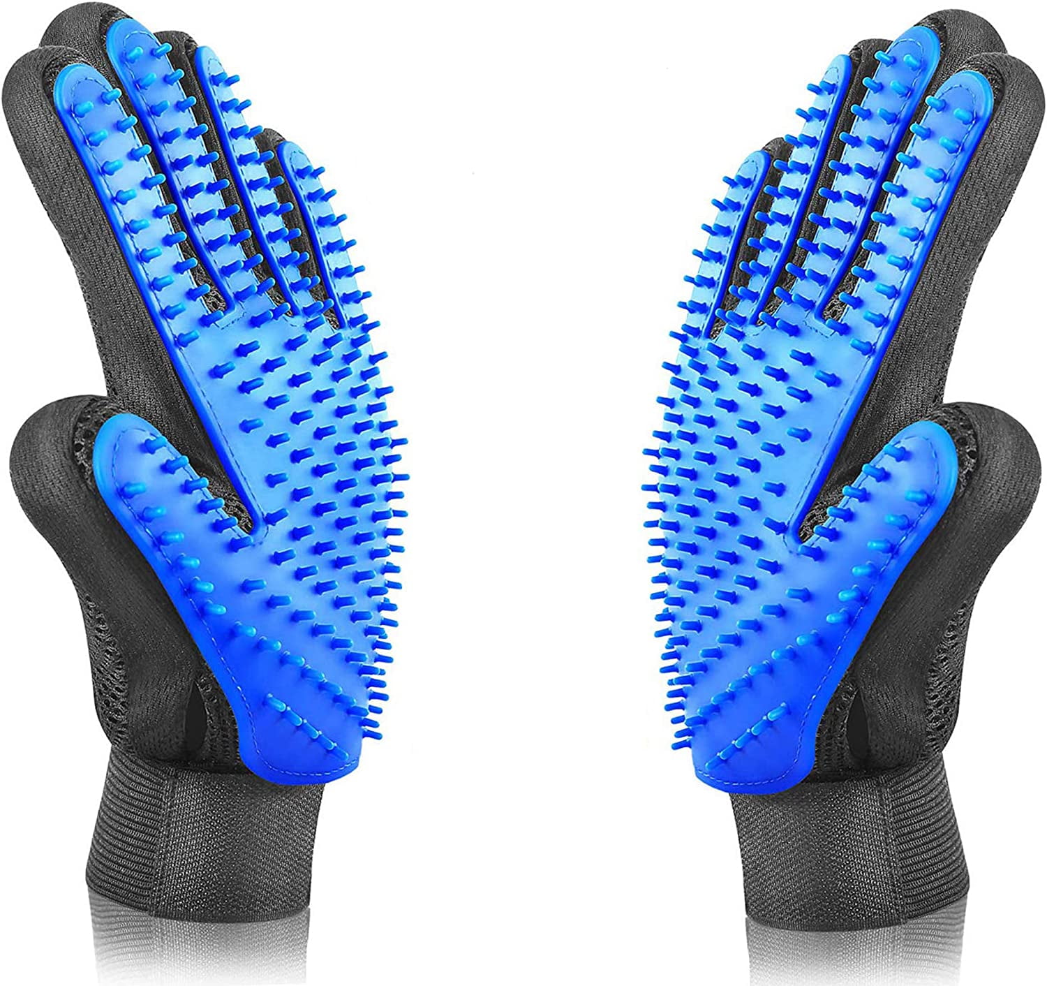 Pet Grooming Glove, Gentle Deshedding Brush Glove, Pet Hair Remover ...