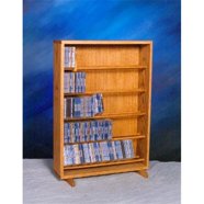 Wood Shed 901 Solid Oak 9 Row Dowel CD Rack - Walmart.com