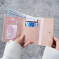 Simple And Short Lady Purse Student Ticket Holder Multi-function Card ...
