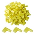 25× Insulated Nylon Flag Spade Terminals AWG 12-10 Wire Crimp Female ...