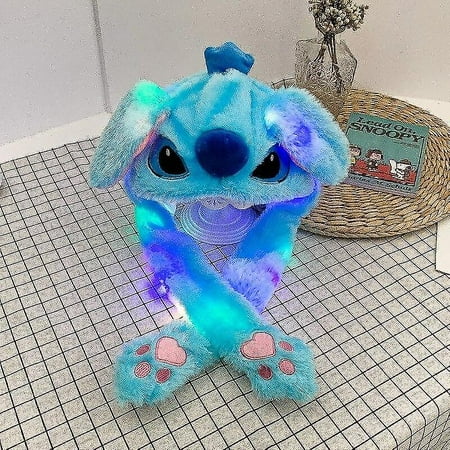 Moving Ears, Cute Cartoon Toy - Rabbit Hat / Cap-Stitch with Led ...