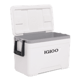 Igloo 25 QT Marine Cooler, Hard Sided, White, Non-Slip, Rust-Free, UV ...