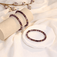 DESIGNICE Chakra Gemstone Rondelle Beaded Bracelets for Women Men | 6Mm ...