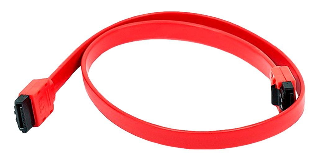 24 Pack, 18 inch SATA 6Gbps Cable w/ Locking Latch Red - Walmart.com