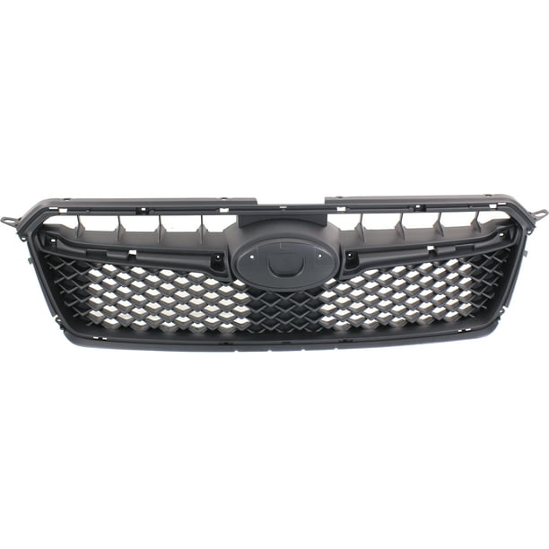 Grille Assembly Compatible With 2015-2016 Subaru Impreza Textured Black ...