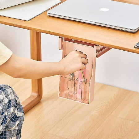 Under-desk Pull-out Wall-mounted Storage Box Office Desk Student ...