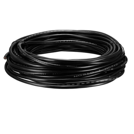 RVV Wire Cable Extension Cord Copper Wire 3 Conductors 20M Length Black ...