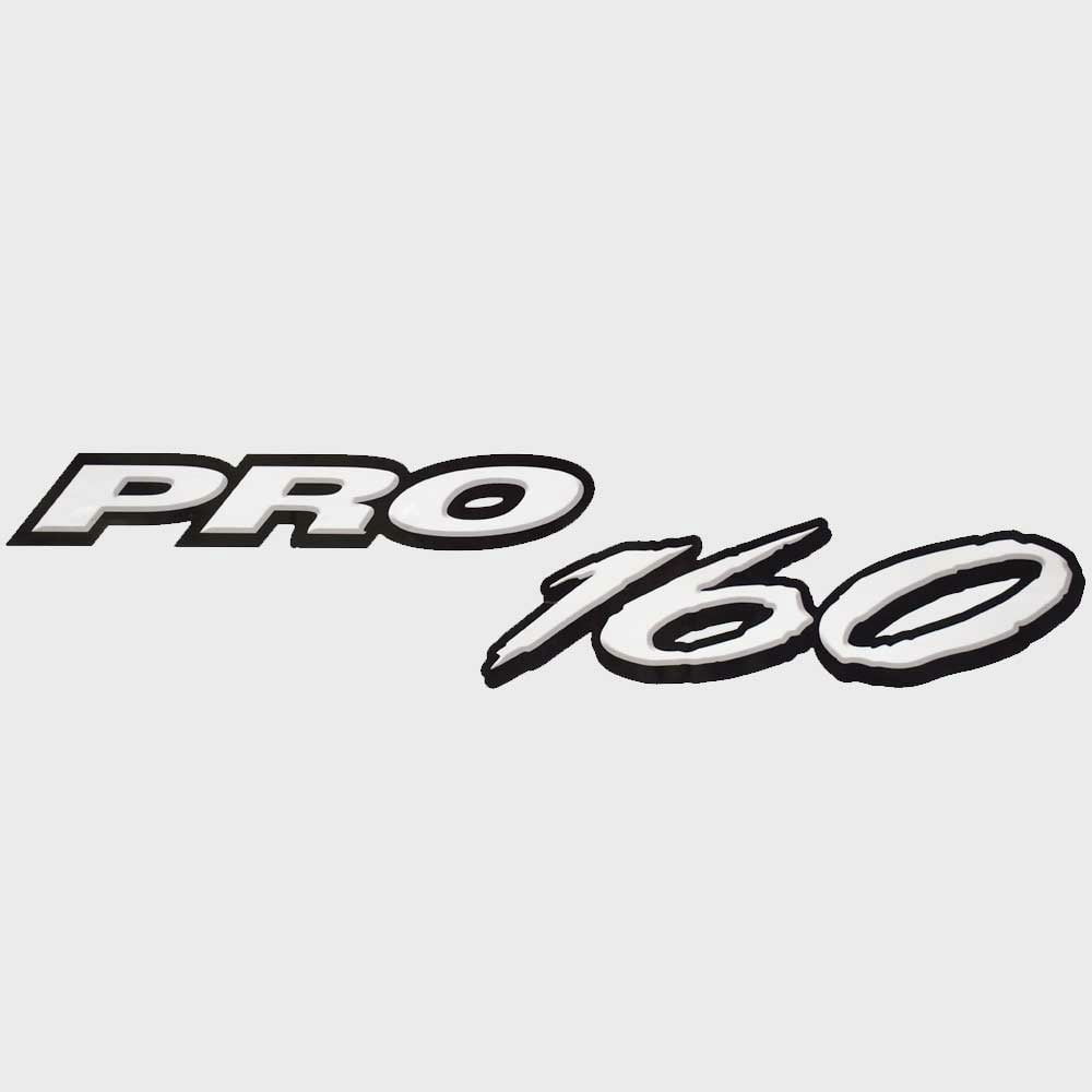 Tracker Boat Decal 309855 | Pro 160 White Black Sticker - Walmart.com
