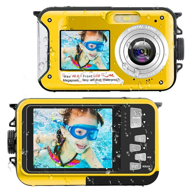 YIXINXIN Waterproof Camera Underwater Digital Camera Full HD 2.7K 48 MP ...