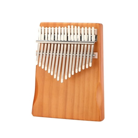 TB&W Portable Musical Instrument 17 Keys Thumb Finger Piano Mbira Pine ...