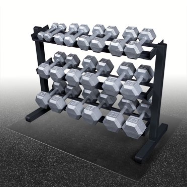 Free Shipping! Body-Solid 3 Tier Heavy Duty Dumbbell Rack for Organized ...