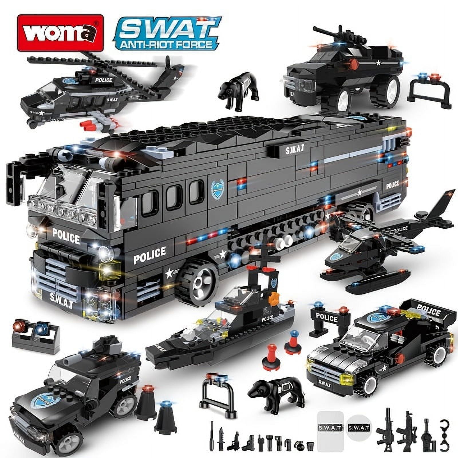 Click here for Grm Woma Building Blocks City Swat Police Car 1 In... prices