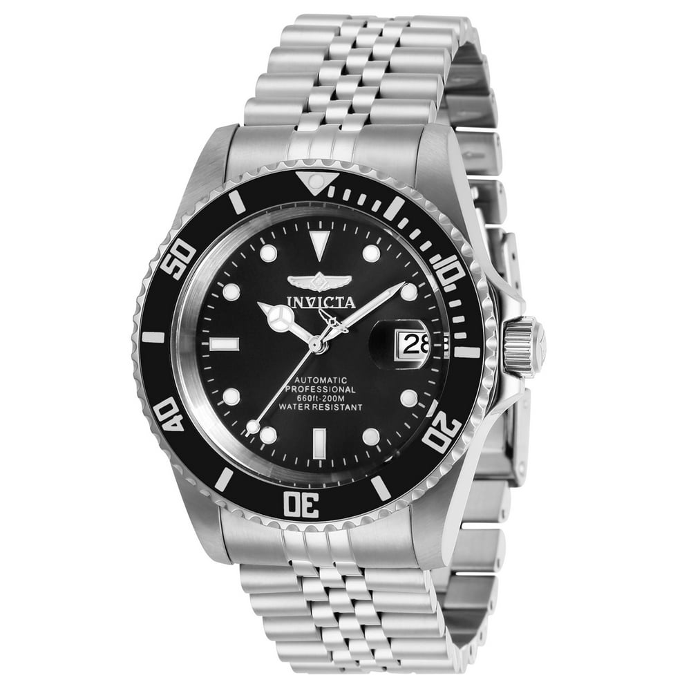 Invicta - Invicta Men's Pro Diver 29178 Black Stainless-Steel Automatic ...