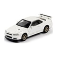 Paudi Nissan GT-R R34 2000 white color Diecast Model Miniature Toy Car ...