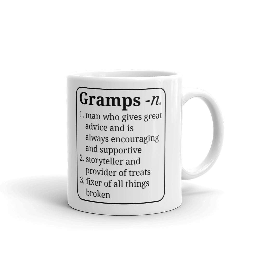 Gramps Definition Grandpa Funny Coffee Tea Ceramic Mug Office Work Cup ...