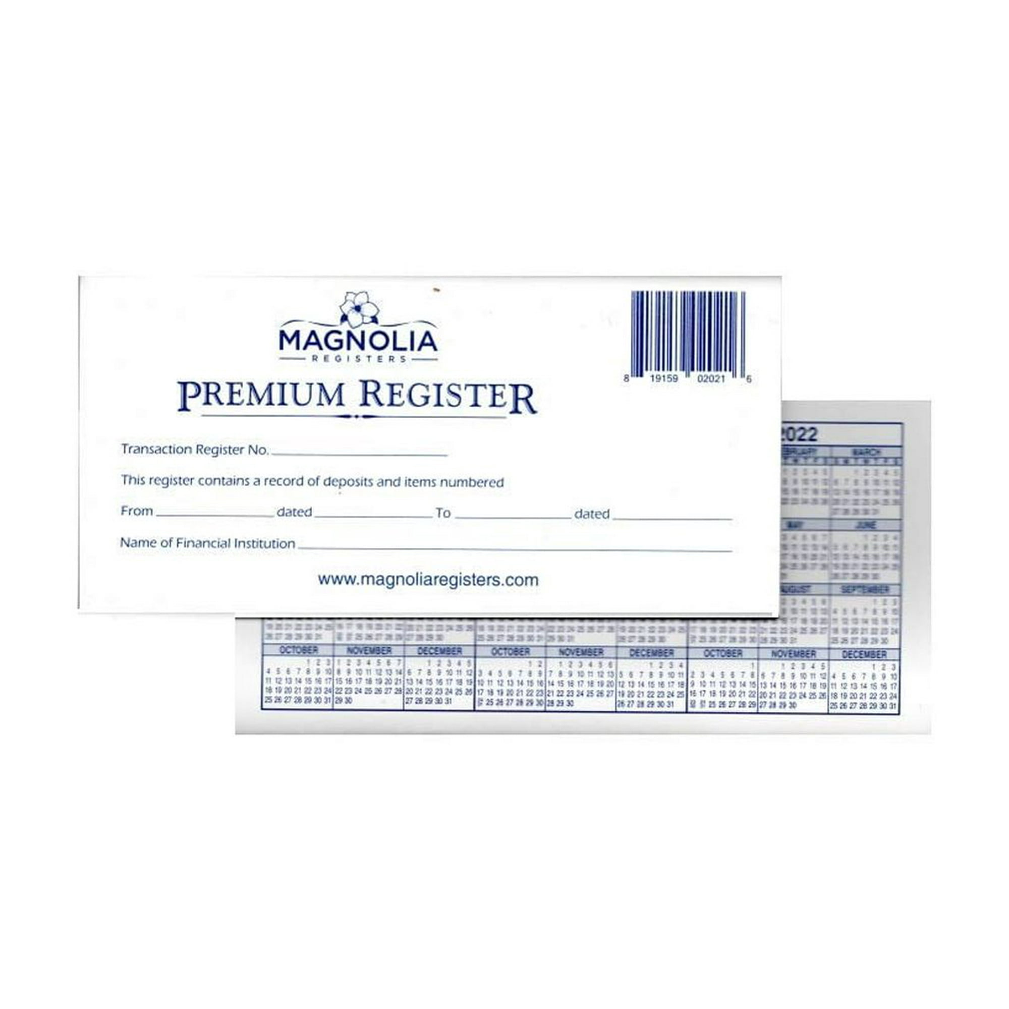 Click here for Magnolia Registers 10 Premium 48 Page Transaction... prices