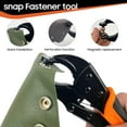 305 Pcs Heavy Duty Snap Fastener Kit with Snap Pliers, Magnetic Setter ...