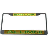 Baylor Bears Metal Alumni Inlaid Acrylic License Plate Frame - Black ...