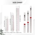 Dusknt Plastic Ruler Centimeter Scale, Clear Measuring Tool for Sch00l ...
