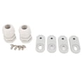 Yajisi 7.9 x 3.9 x 2.8 in / 20 x 10 x 7 cm Outdoor Electrical Box IP67 ...