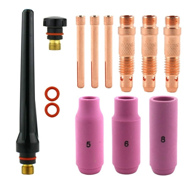 Consumables Kit for 17-18-26 Series TIG Torches with Standard Set-Up ...