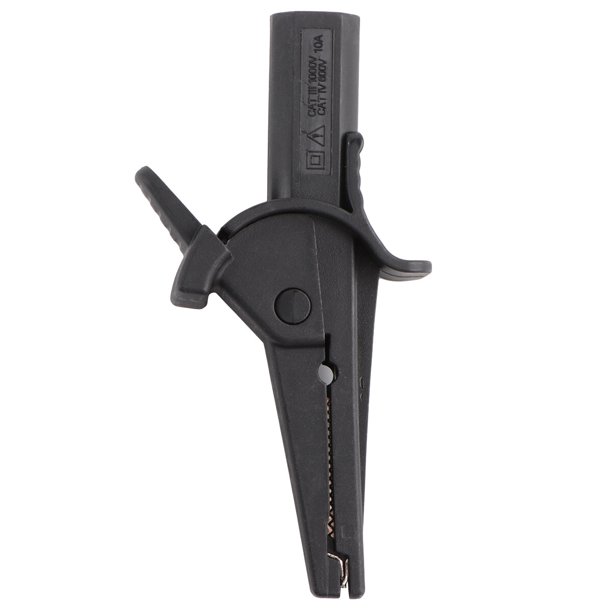 Battery Test Clip Insulated Alligator Clip 4mm Banana Plug Multimeter ...