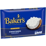 Baker's Fine Sweetened Angel Flake Coconut, Sugar-Packaged, 14 oz Bag ...