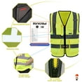 21 colour High visibility viz vest hi vis viz reflective safety vests ...