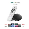 onn. Google TV 4K Streaming Box (New, 2023), 4K UHD Resolution ...
