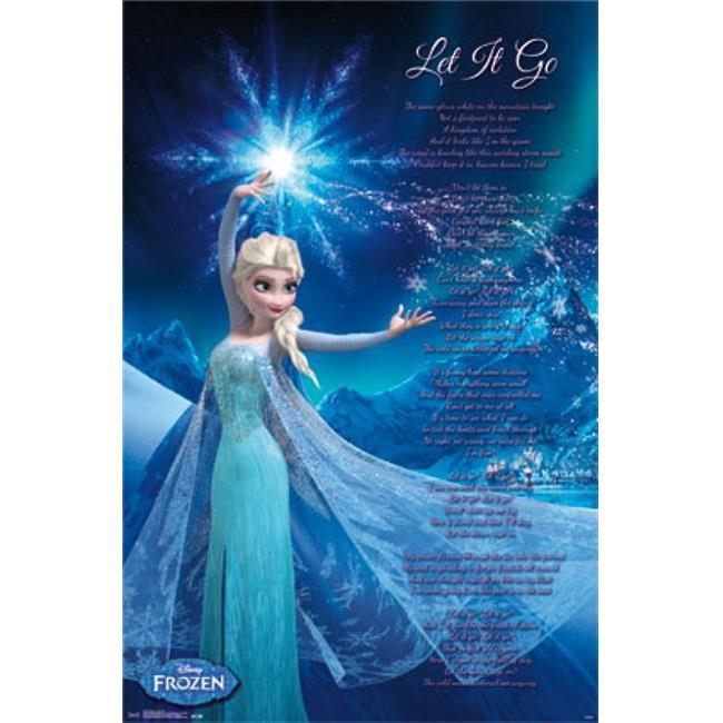 Posterazzi TIARP14127 Frozen - Elsa Let It Go Poster Print - 22 x 34 in ...