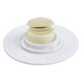 White-Plastic Core Fast Drainage Floor Drain Sink Strainer Shower ...
