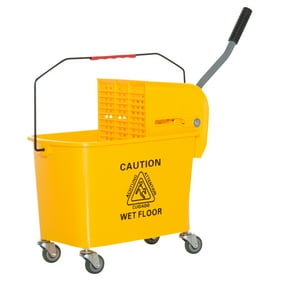 Small Mop Bucket with Wringer 5.2 Gallon AF08068 - Walmart.com ...