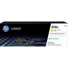 HP 414X High Yield LaserJet Toner Cartridge - Yellow