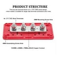 Heavy Duty Bus Bar 300A 48V Power Distribution Block with M8 Terminals Block - Walmart.com