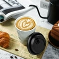 12 oz Disposable Coffee Cups, 100 Count Insulated Ripple To Go Cups ...