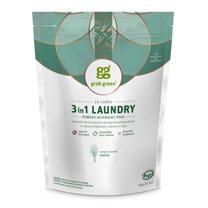 Grab Green Natural Washing Pacs, 3 in 1 Laundry Detergent Pre-Measured ...