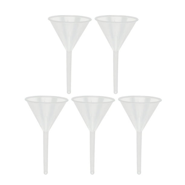 5 Pcs 90mm Mouth Dia Laboratory Plastic Filter Funnel For Examining ...
