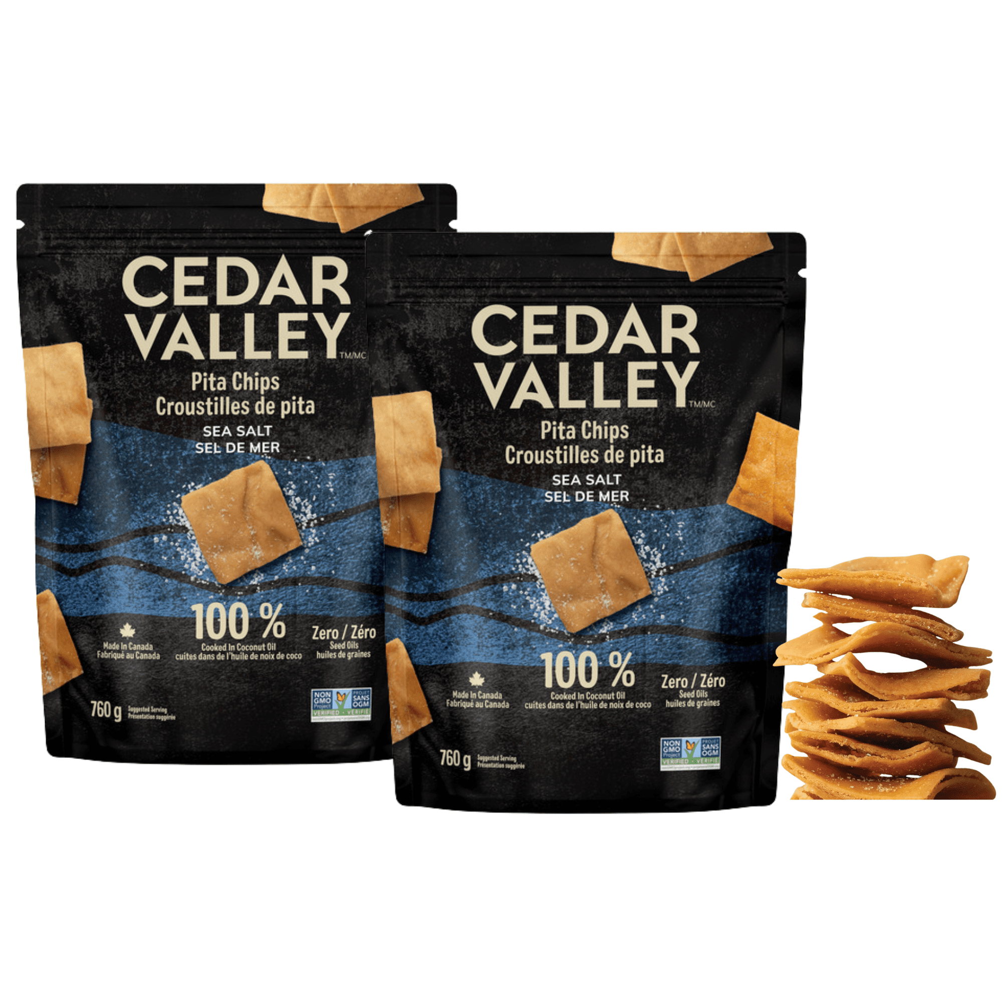 Click here for Cedar Valley Sea Salt Baked Pita Chips  760 G (Pac... prices