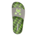 Minecraft Little & Big Boys Slide Sandals, Sizes 11/12-6 - Walmart.com