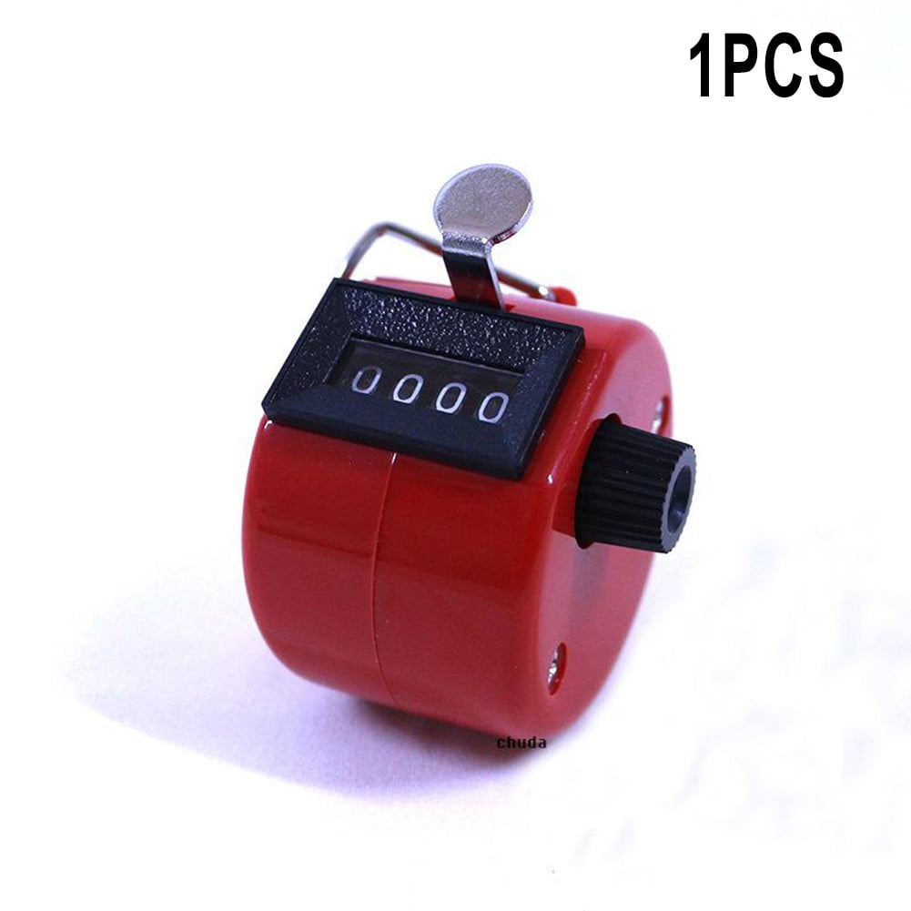 Mechanical Tally Counter Hand Held 4 Digit Palm Golf Finger Counting ...