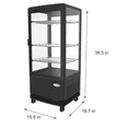 Countertop Refrigerator Display Case with Led lighting - 3 cu.ft ...