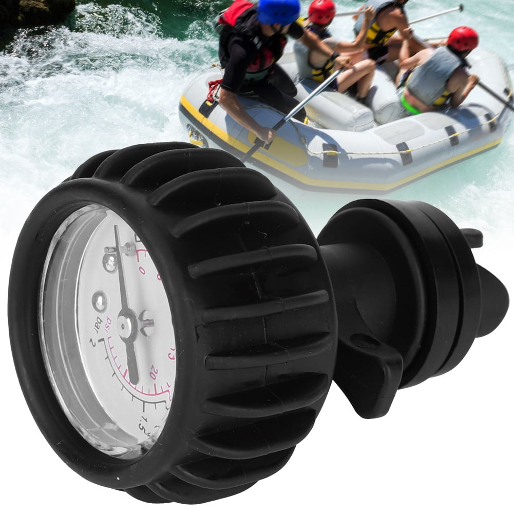 LHCER Inflatable Boat Barometer,Air Pressure Gauge,30PSI Rubber Dinghy ...