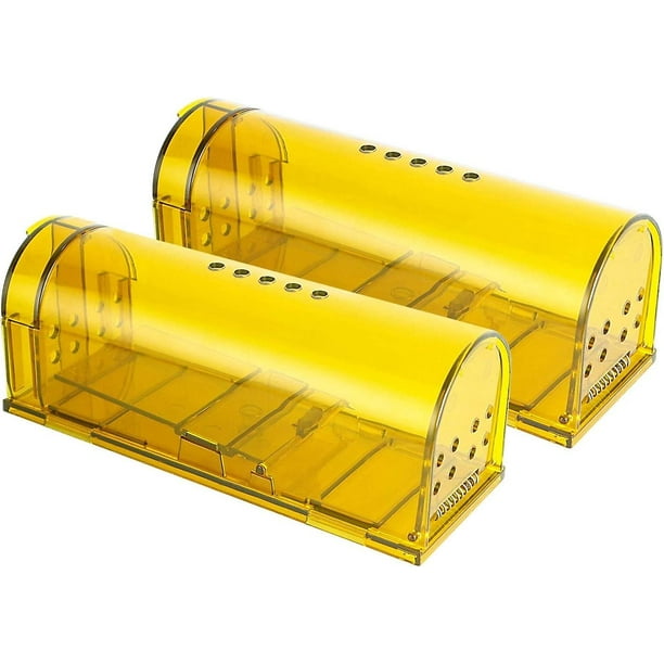 Mouse Traps, Reusable Rodent Trap, No Kill Mice Live Catch Trap For ...