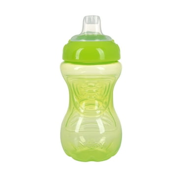 Nuby No-Spill Easy Grip Soft Spout Sippy Cup, 10 fl oz, 3 Count ...