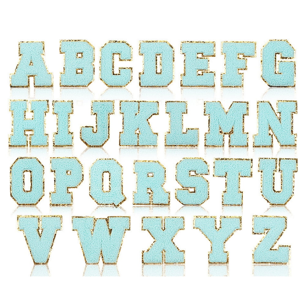 Dpisuuk Letter Patches for Clothing, Varsity Patch Letters, Iron on ...