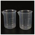 12 Pcs 50 Ml Laboratory Plastic Water Liquid Measuring Cup Transparent ...